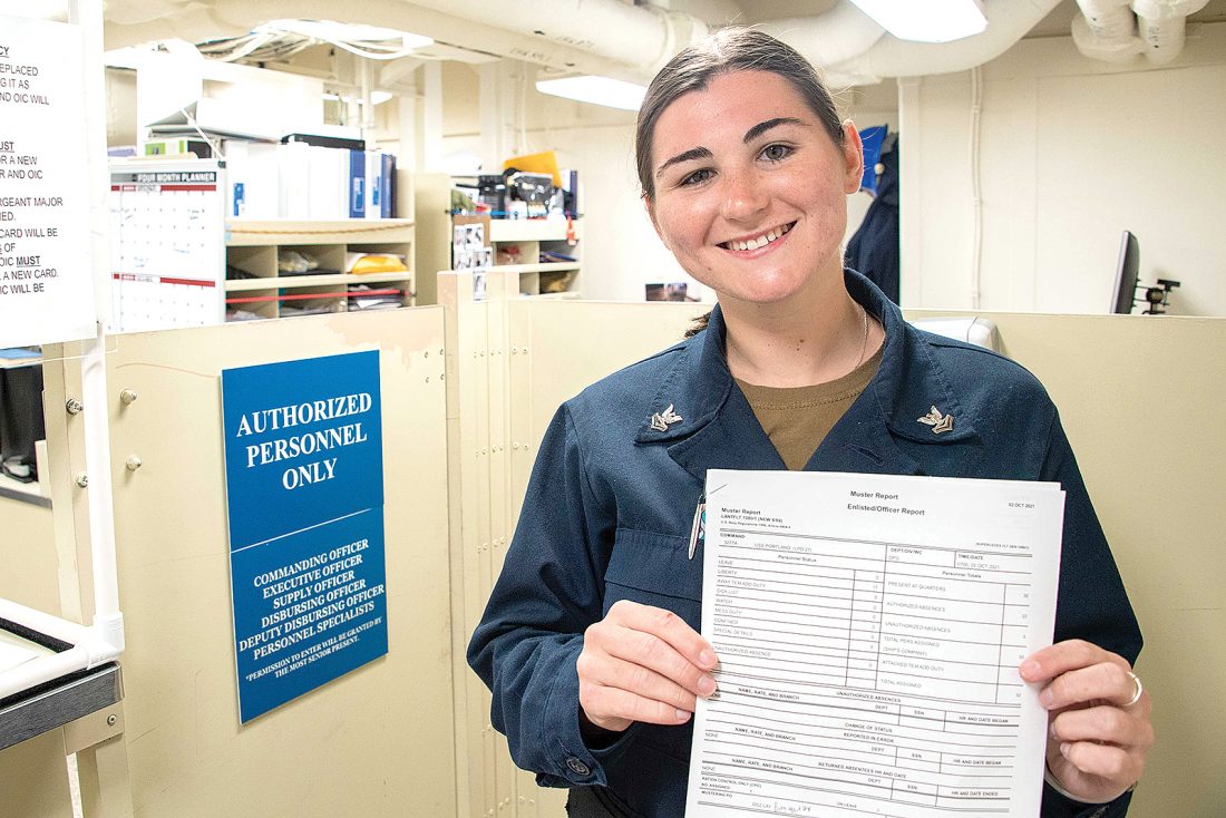 Mifflin County native serves aboard Navy transport ship USS Portland ...